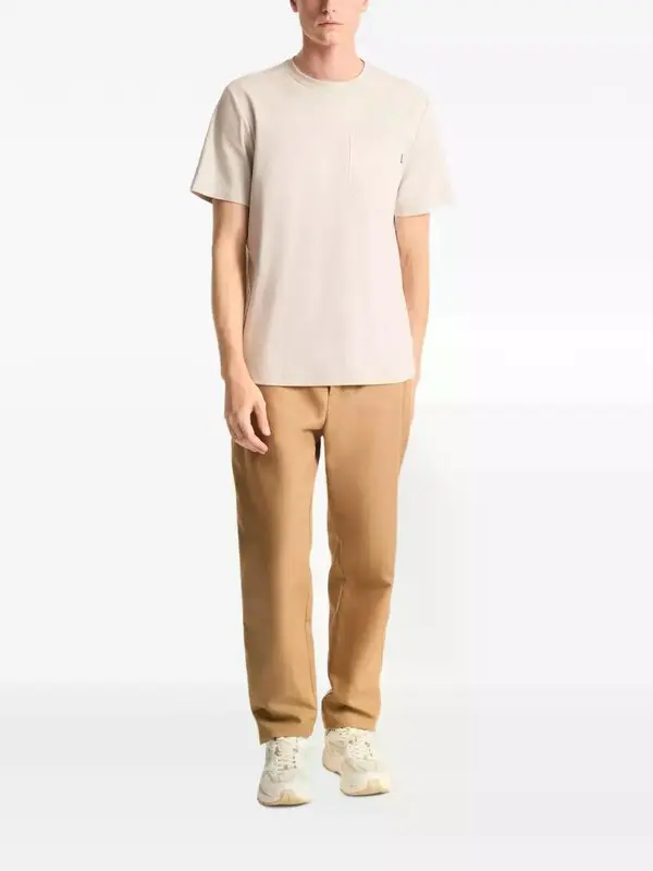 Fusalp Tylerr Pocket-detail Short-sleeved Cotton T-shirt - Neutrals