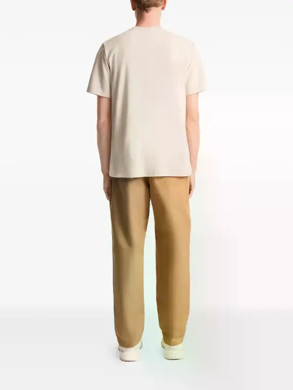 Fusalp Tylerr Pocket-detail Short-sleeved Cotton T-shirt - Neutrals