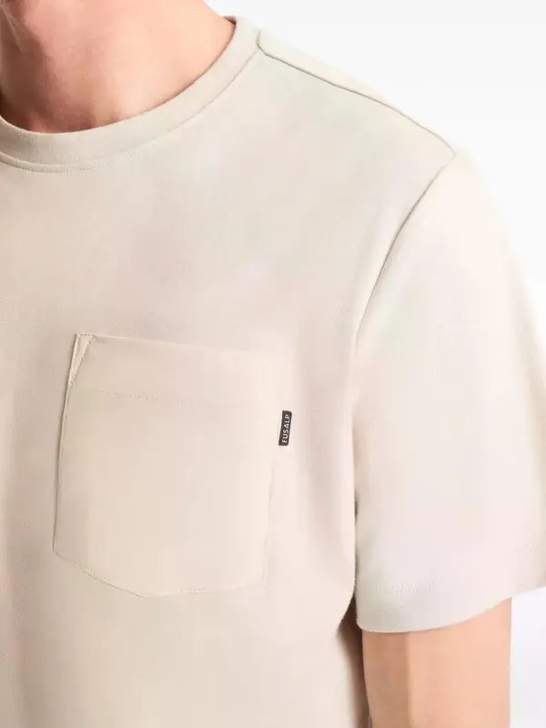 Fusalp Tylerr Pocket-detail Short-sleeved Cotton T-shirt - Neutrals