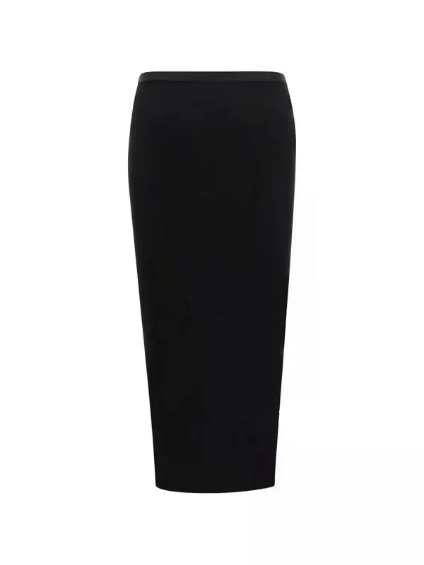 Valentino Garavani Logo Waistband Midi Skirt