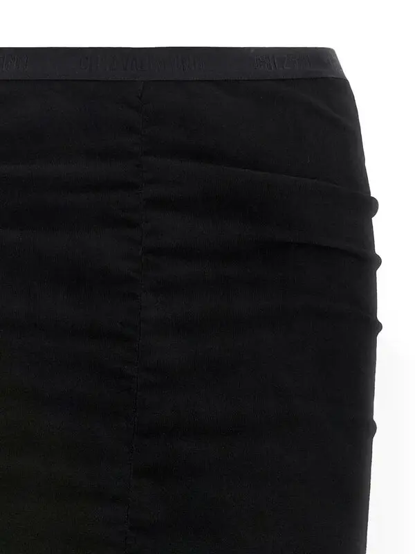 Valentino Garavani Logo Waistband Midi Skirt