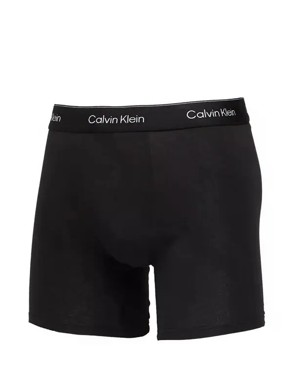 Calvin Klein Elasticated-waistband Boxers - Black