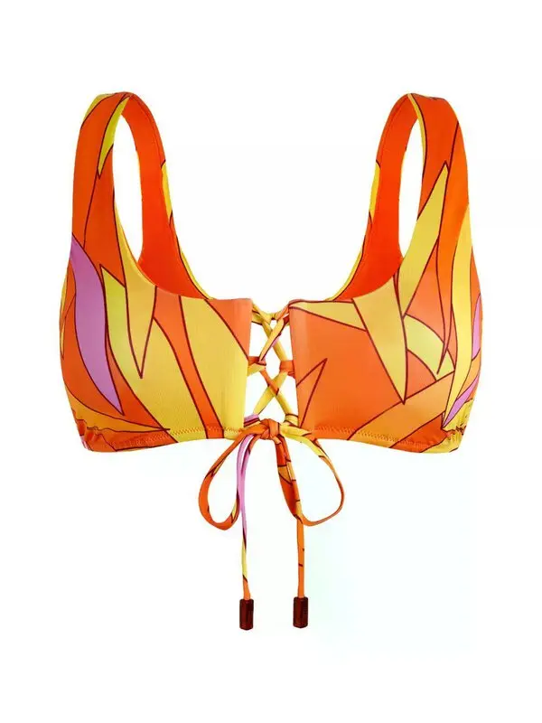 Vilebrequin Madrague Bikini Top - Orange