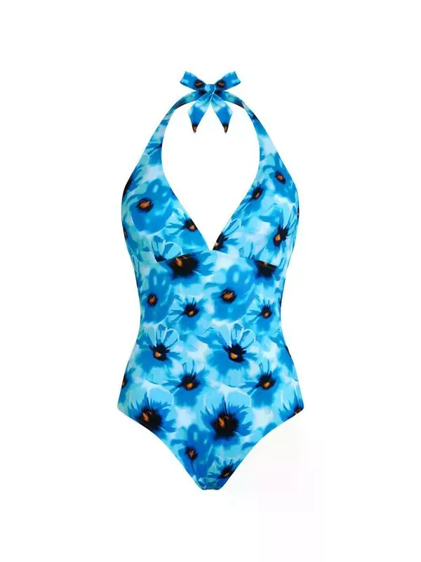 Vilebrequin Floral Print Swimsuit - Blue