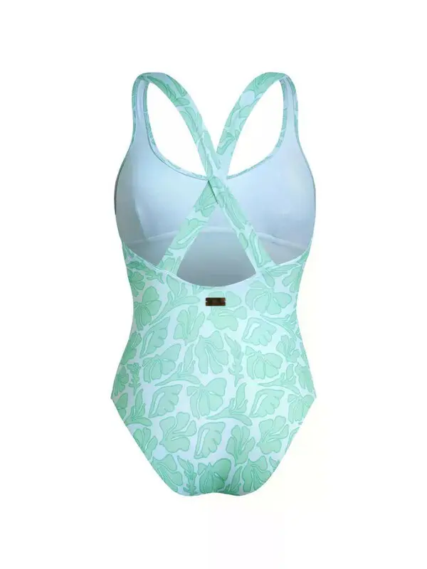 Vilebrequin Floral Print Crossed-back Swimsuit