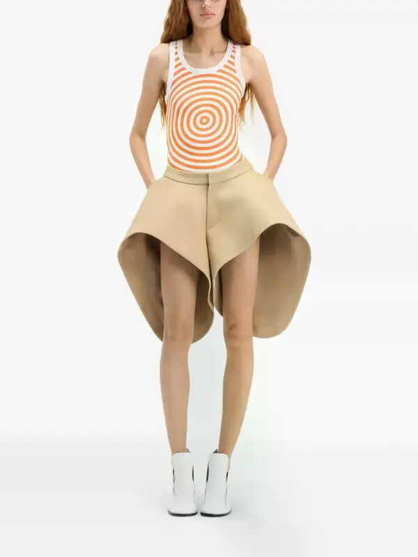 JEAN PAUL GAULTIER Target Tank Top - Orange