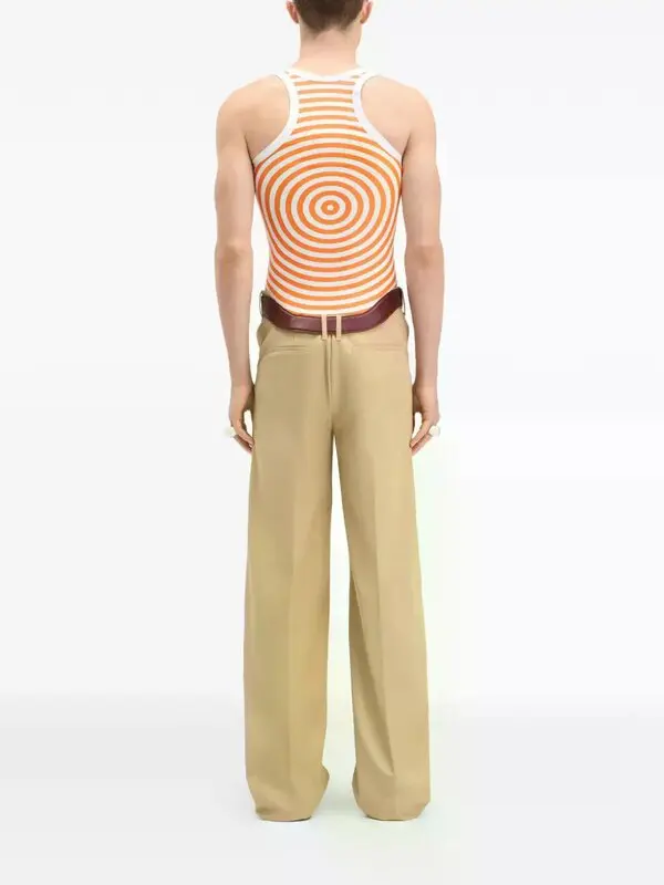 JEAN PAUL GAULTIER Target Tank Top - Orange