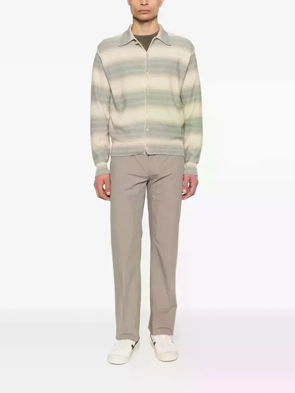 Emporio Armani Button-fastening Trousers - Neutrals