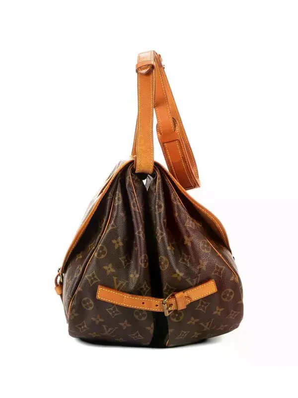 LOUIS VUITTON 35 Saumur Monogram Crossbody Bag