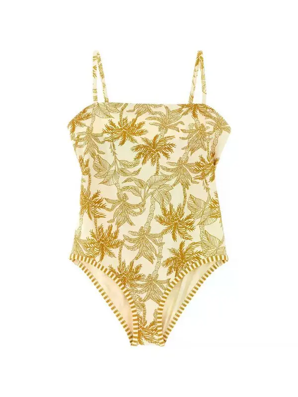 ERES Tropical-print One-piece Swimsuit - Neutrals