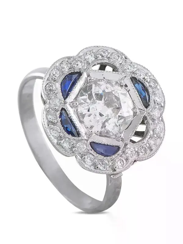 LB EXCLUSIVE Diamond Floral Ring
