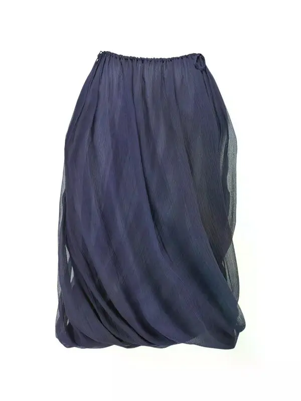 OUDE WAAG Draped Sleeveless Top - Blue