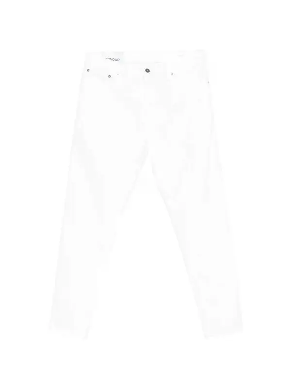 DONDUP Straight-leg Jeans With Logo Detail - White