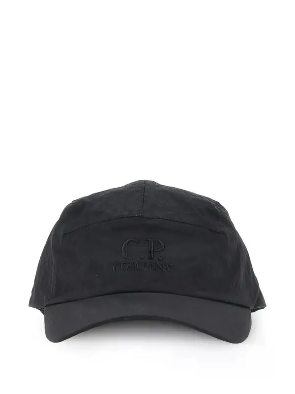 C.P. COMPANY Logo-embroidered Baseball Cap - Black