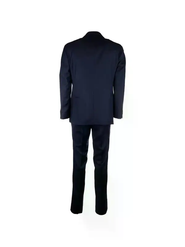 GABRIELE PASINI Single-breasted Two-piece Wool Suit - Blue