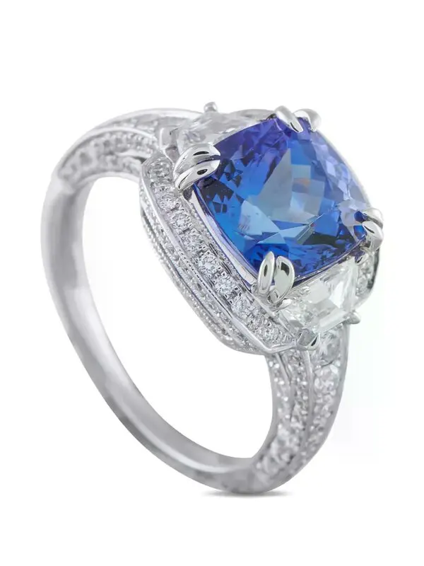 LB EXCLUSIVE Tanzanite And Diamond Ring - Silver