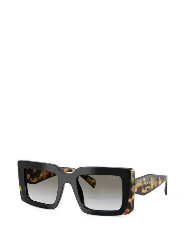 Prada Square-frame Sunglasses - Black