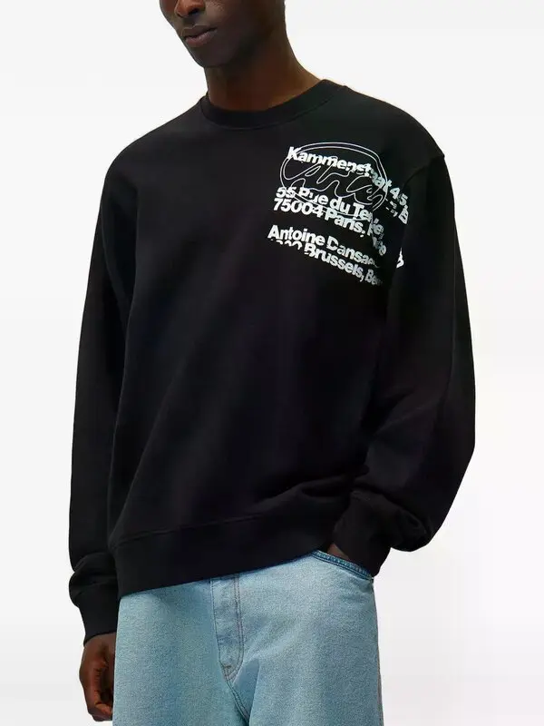 ARTE ANTWERP Address Logo-print Sweatshirt