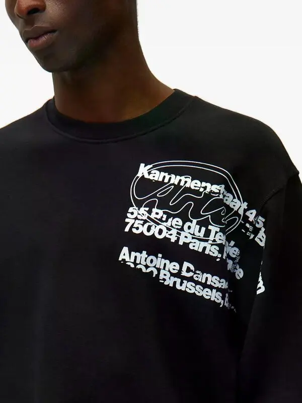 ARTE ANTWERP Address Logo-print Sweatshirt