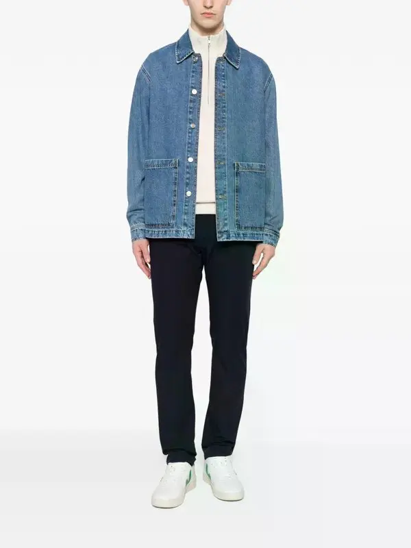 Jacob Cohen Logo Patch Trousers - Blue