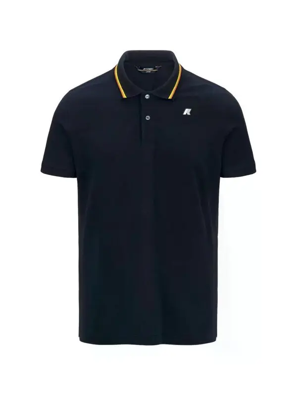 K-WAY Jud Pique Polo Shirt - Blue