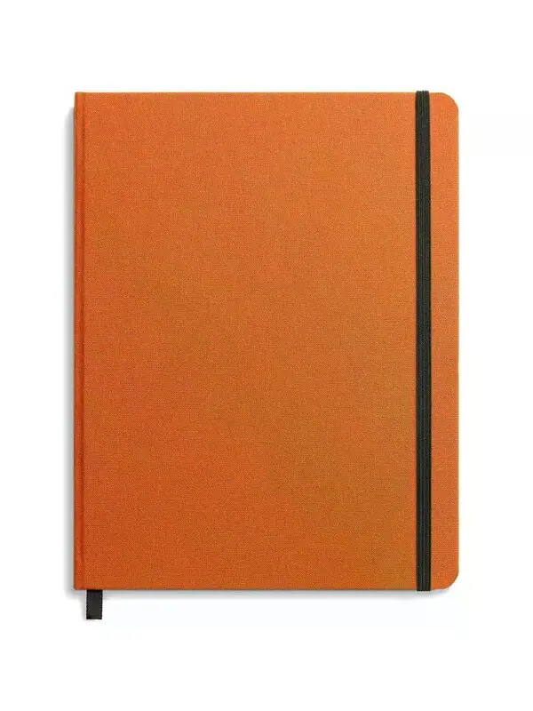 Shinola Large Hard Ruled Journal - Orange