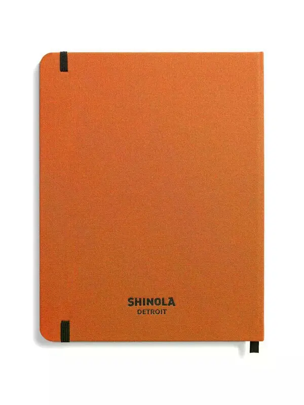 Shinola Large Hard Ruled Journal - Orange