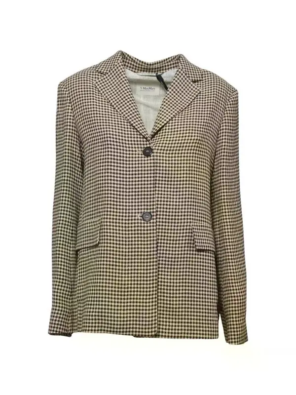 Max Mara Checked Blazer - Neutrals