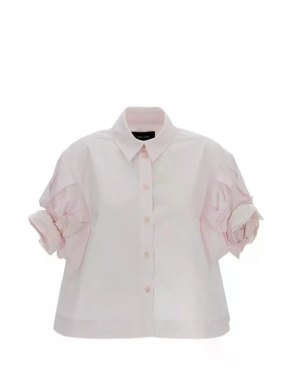 Simone Rocha Ruffled-hem Shirt
