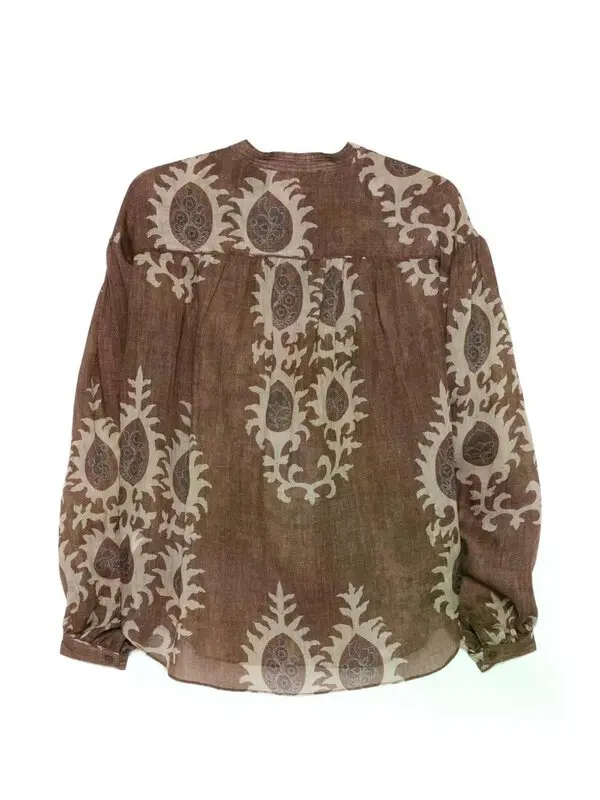 BAZAR DELUXE Floral-print Blouse - Brown