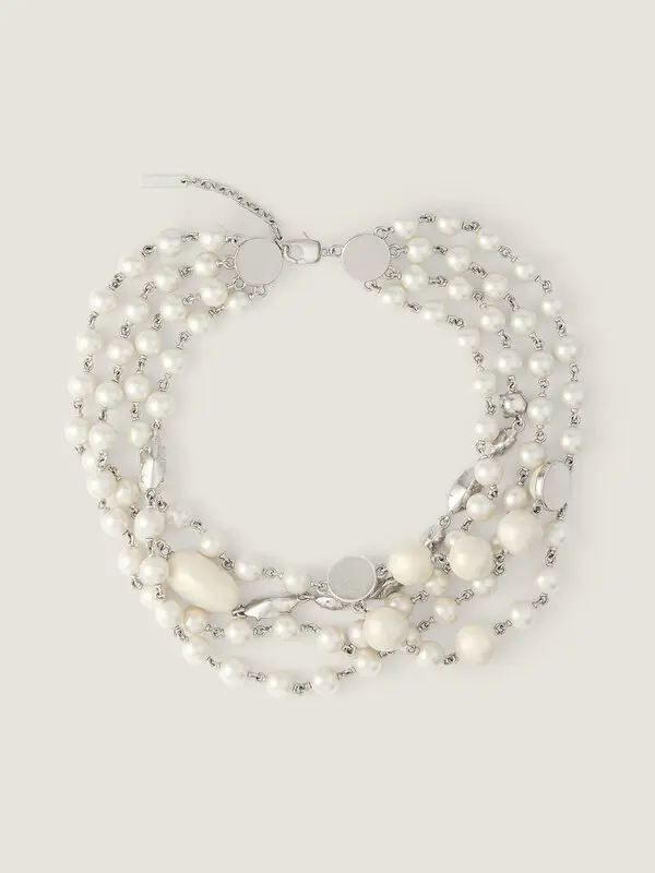 Givenchy Necklace With Pearls And Crystals