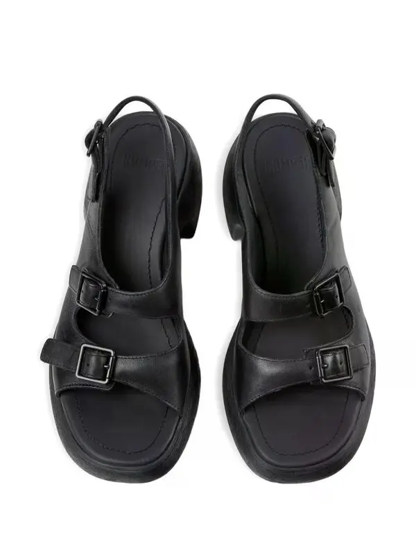 Camper Thelma Buckle-fastening Sandals - Black