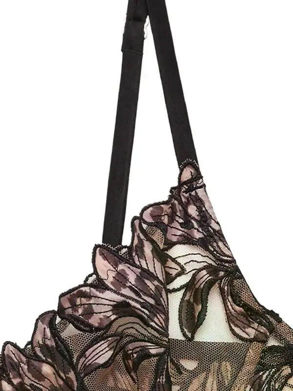 FLEUR DU MAL Lily Embroidery Demi Bra