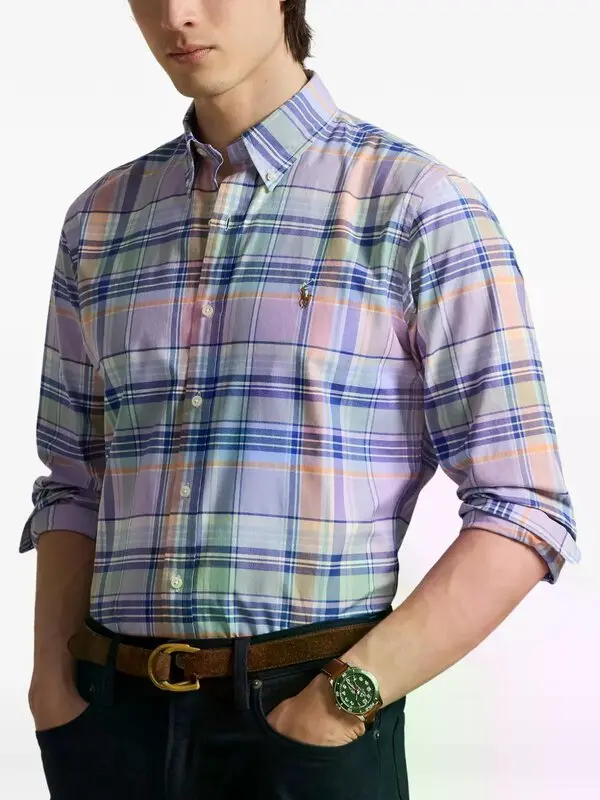 Polo Ralph Lauren Plaid Button-down Shirt - Purple