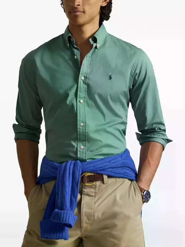 Polo Ralph Lauren Buttoned Long-sleeved Shirt - Green