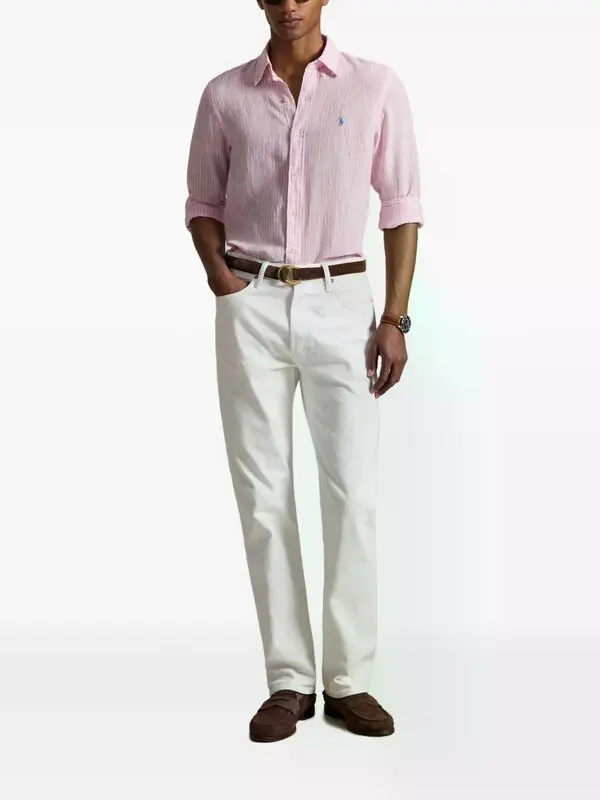 Polo Ralph Lauren Striped Long-sleeve Shirt - Pink