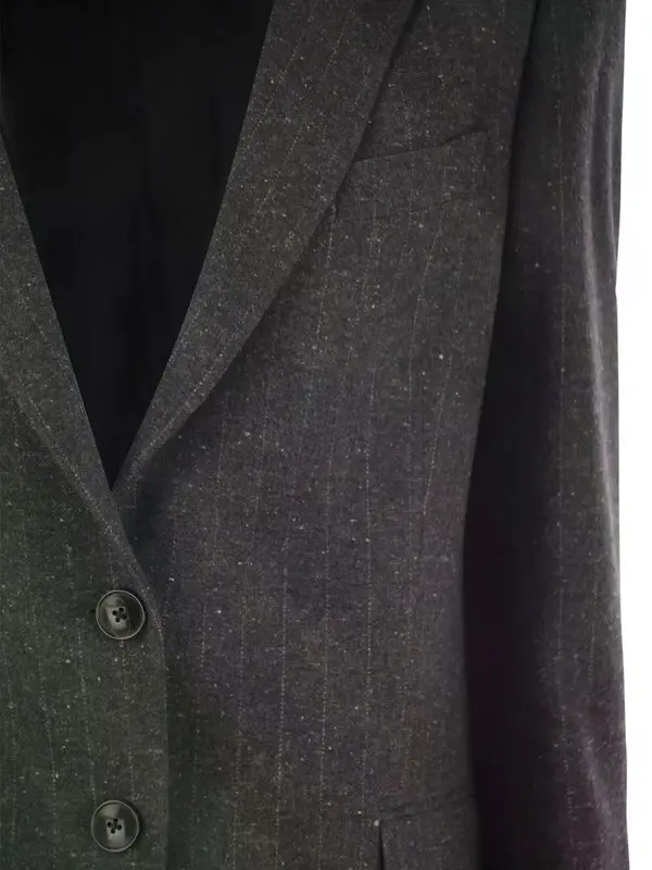 SAULINA Antonia Single-breasted Blazer - Grey