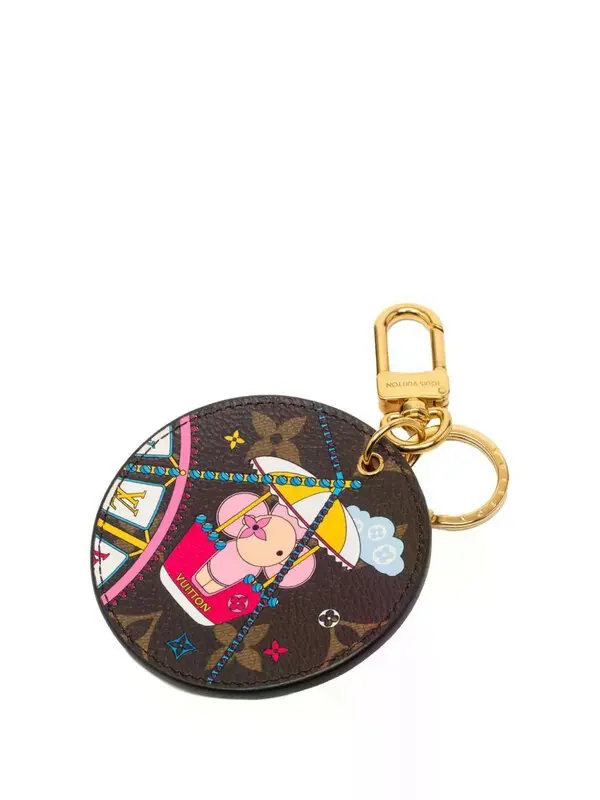 LOUIS VUITTON 2020 Monogram Illustre Vivienne Funfair Bag Charm Key Chain - Brown