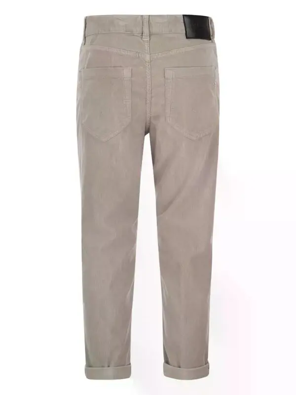 DONDUP Koons Striped Jeweled Jeans - Neutrals