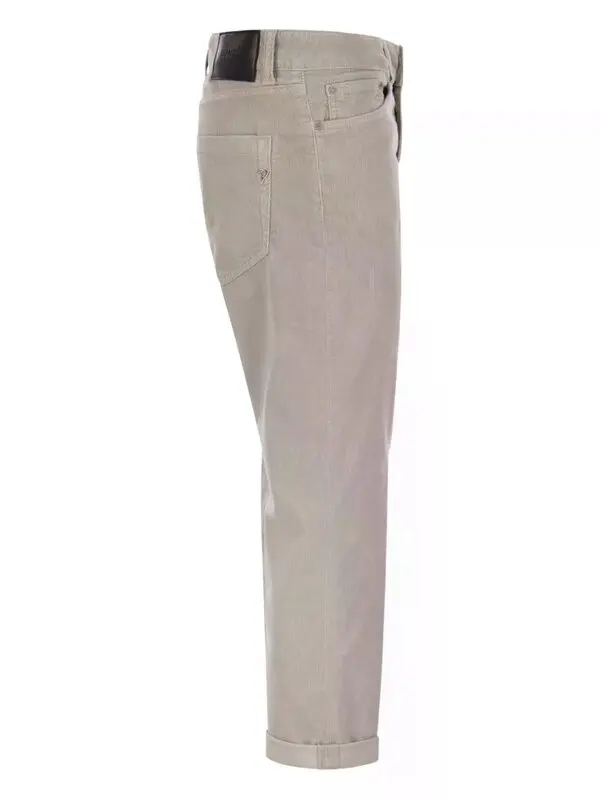 DONDUP Koons Striped Jeweled Jeans - Neutrals