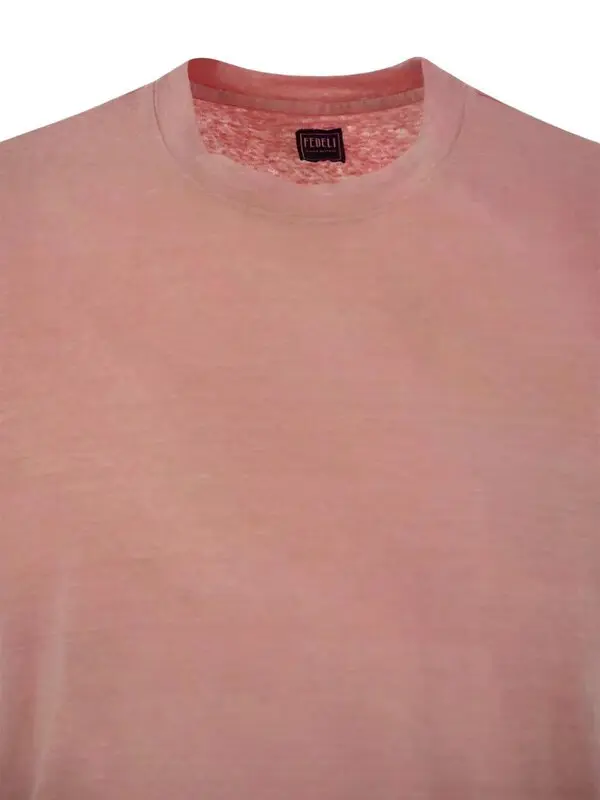 Fedeli Crew-neck T-shirt - Pink