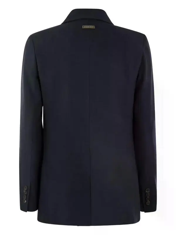 Peserico Double-breasted Blazer - Blue