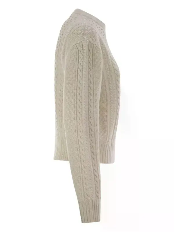 Fabiana Filippi Crew-neck Fisherman Knit Sweater