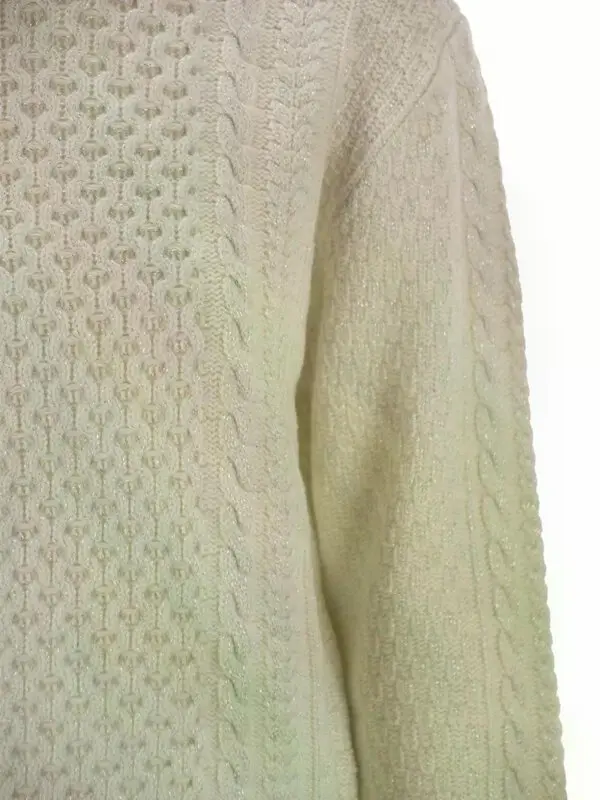 Fabiana Filippi Crew-neck Fisherman Knit Sweater