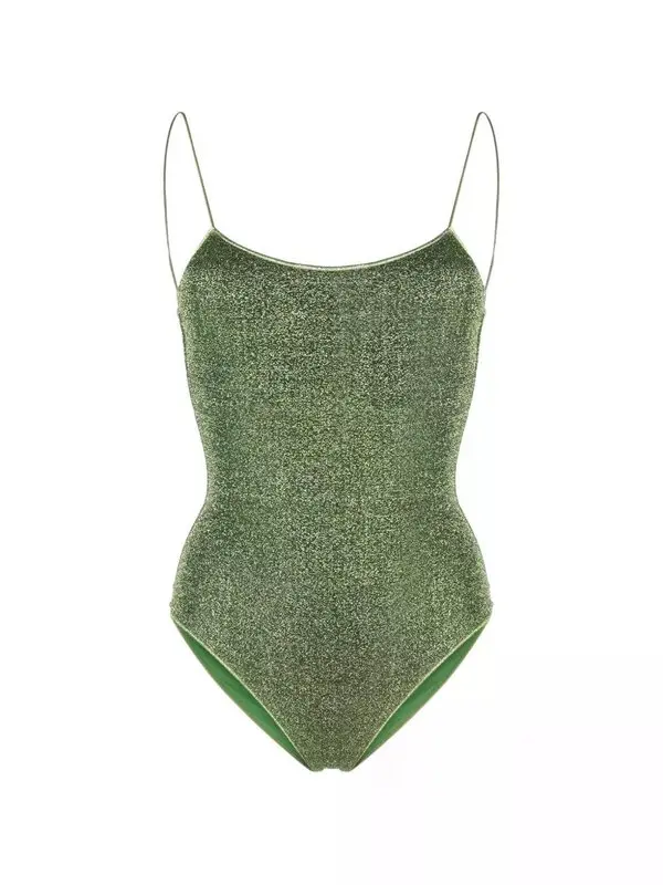 Oseree Spaghetti-strap Swimsuit - Green