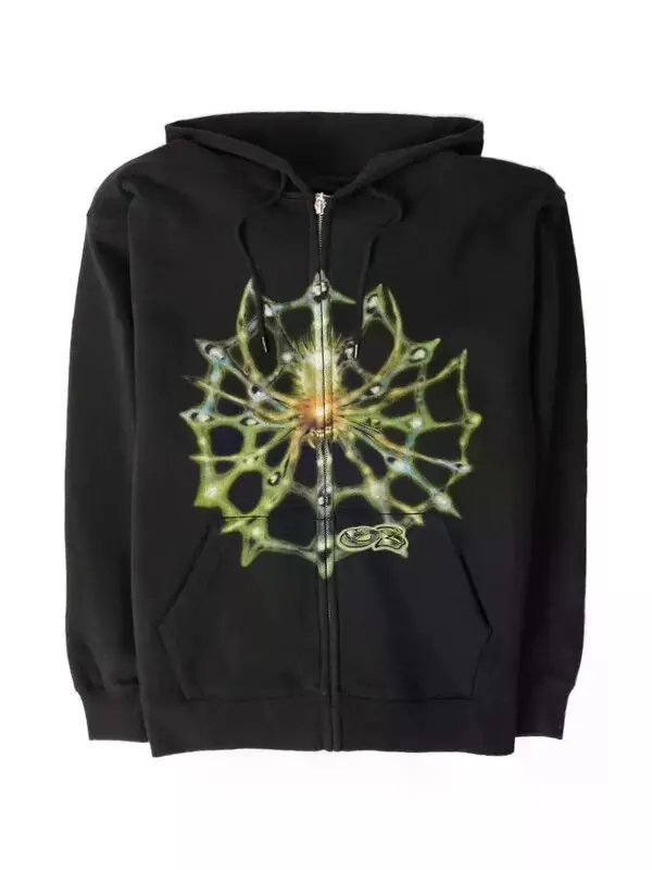 YARDSALE Printed Zip-up Hoodie