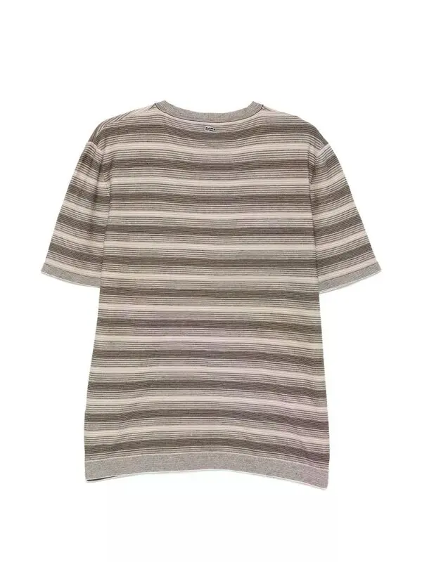 Agnona Striped Knitted T-shirt