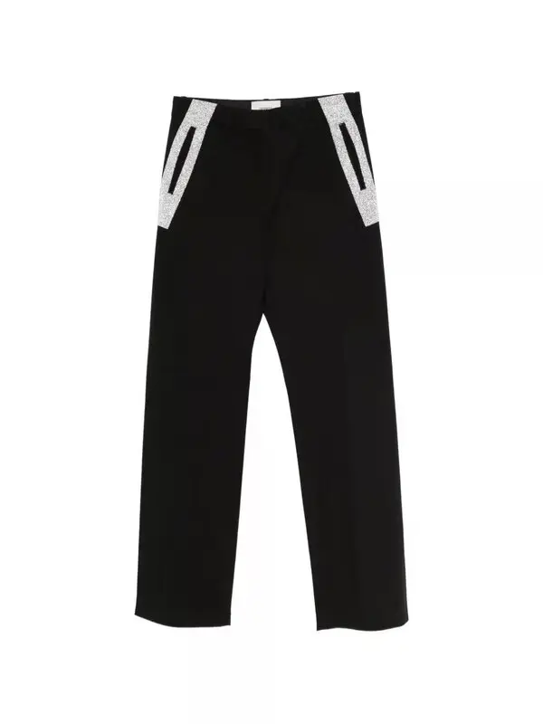Coperni Taped Tailored Trousers - Black