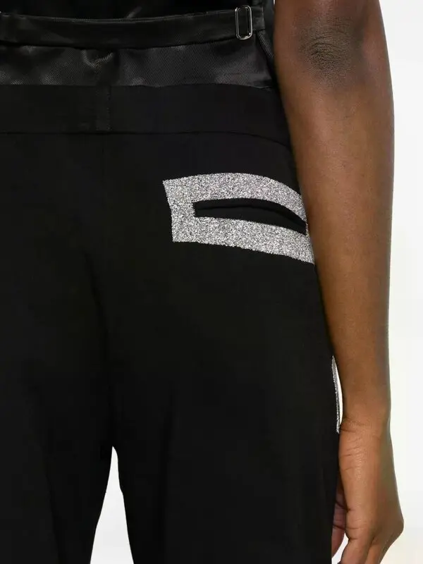 Coperni Taped Tailored Trousers - Black