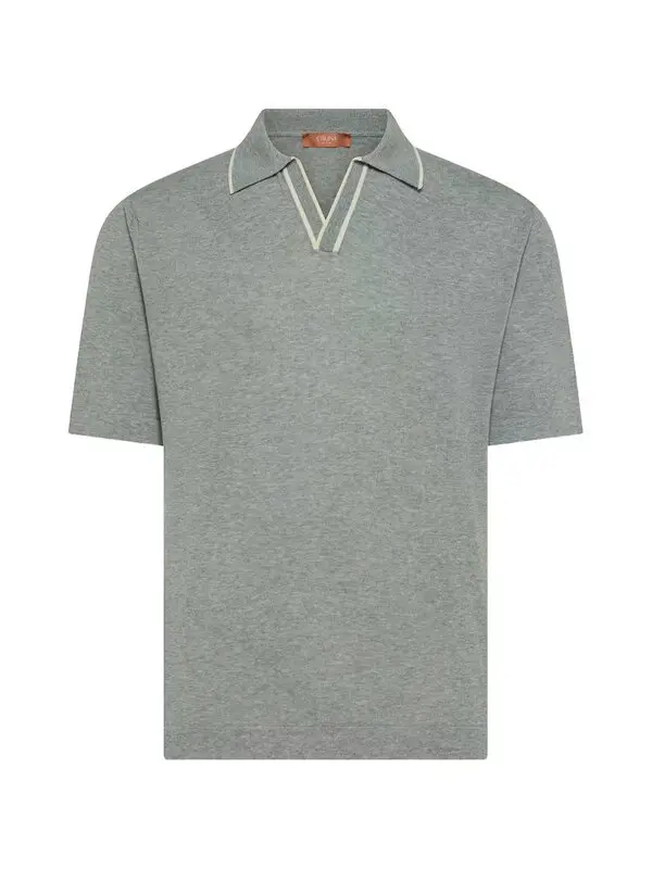 CRUNA V-neck Trim T-shirt
